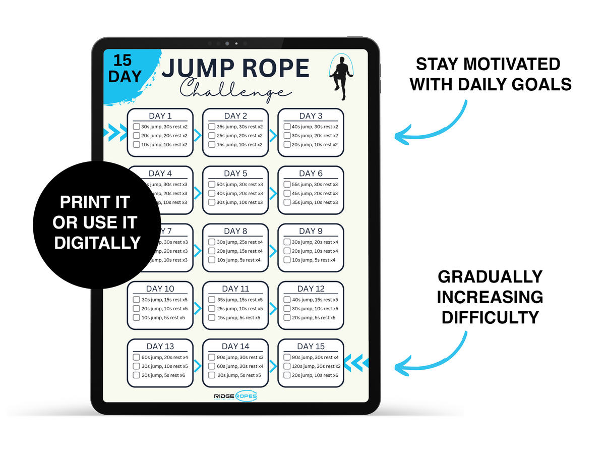 15 Day Jump Rope Challenge – Ridge Ropes